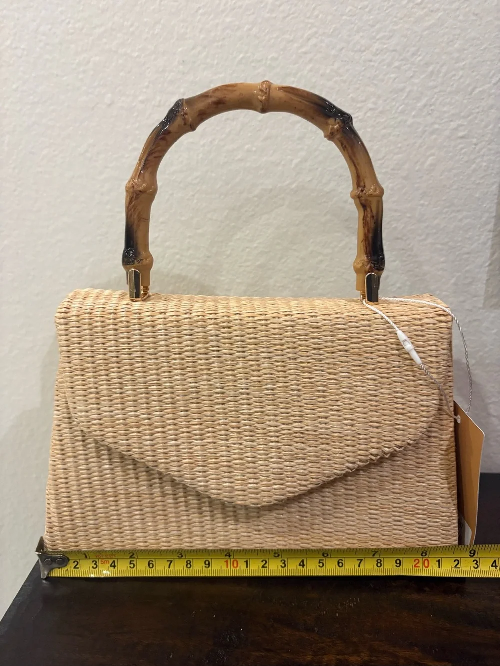 Tommy Bahama | Bags | Tommy Bahama Natural Woven Mini Bag With Bamboo ...